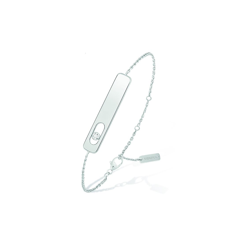 MY FIRST DIAMOND White Gold Bracelet - Gofas Jewelry | Shop