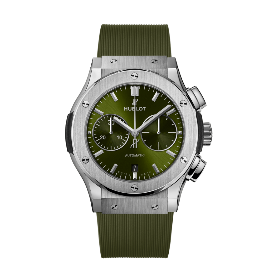 Hublot Classic Fusion Chronograph Titanium Green 521.NX.8970.RX - Gofas ...